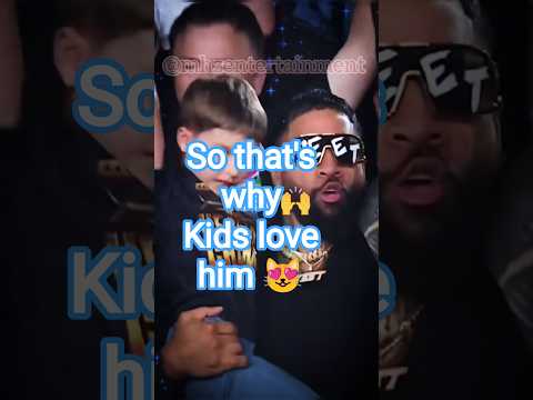 Why Kids Love Jey Uso 😂| YEET 🙌 💙| #wwe #yeet #shorts #mhz