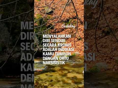 Menyalahkan diri sendiri adalah akibat dari ortu yg narsisistik #npd #narsistik #pulih