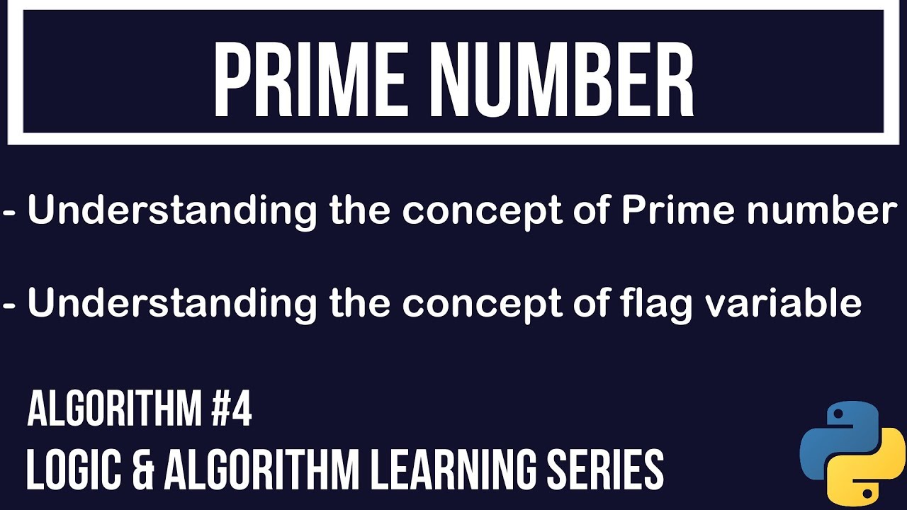 Python Algorithm Tutorial #4 | Prime Number