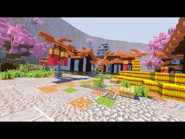 Japanese Village -=- Black Clover RP-=- Minecraft Map