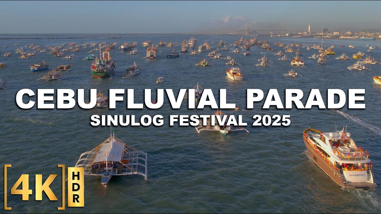 The 2025 SINULOG FLUVIAL PARADE SHOW! Full Tour of the Parade & Walk at Downtown Cebu, Philippines!