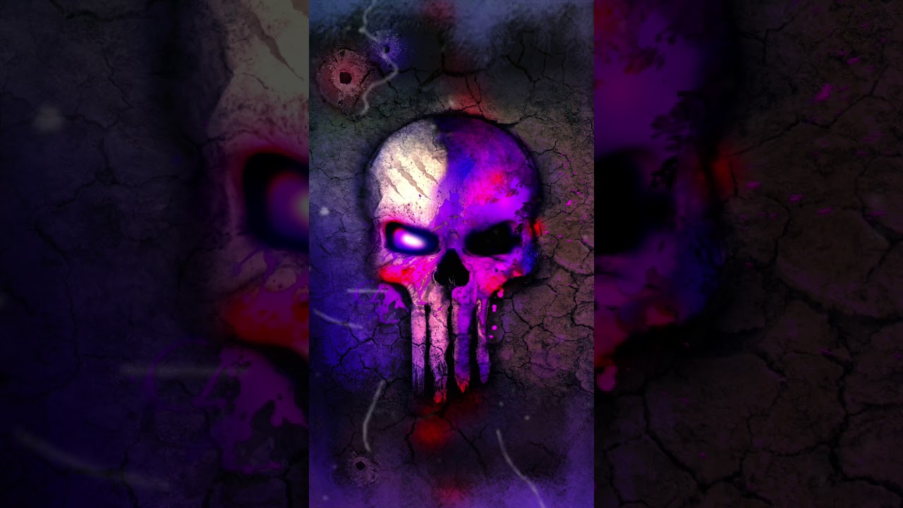 [Samsung Theme-Live Wallpaper] Punisher Skull