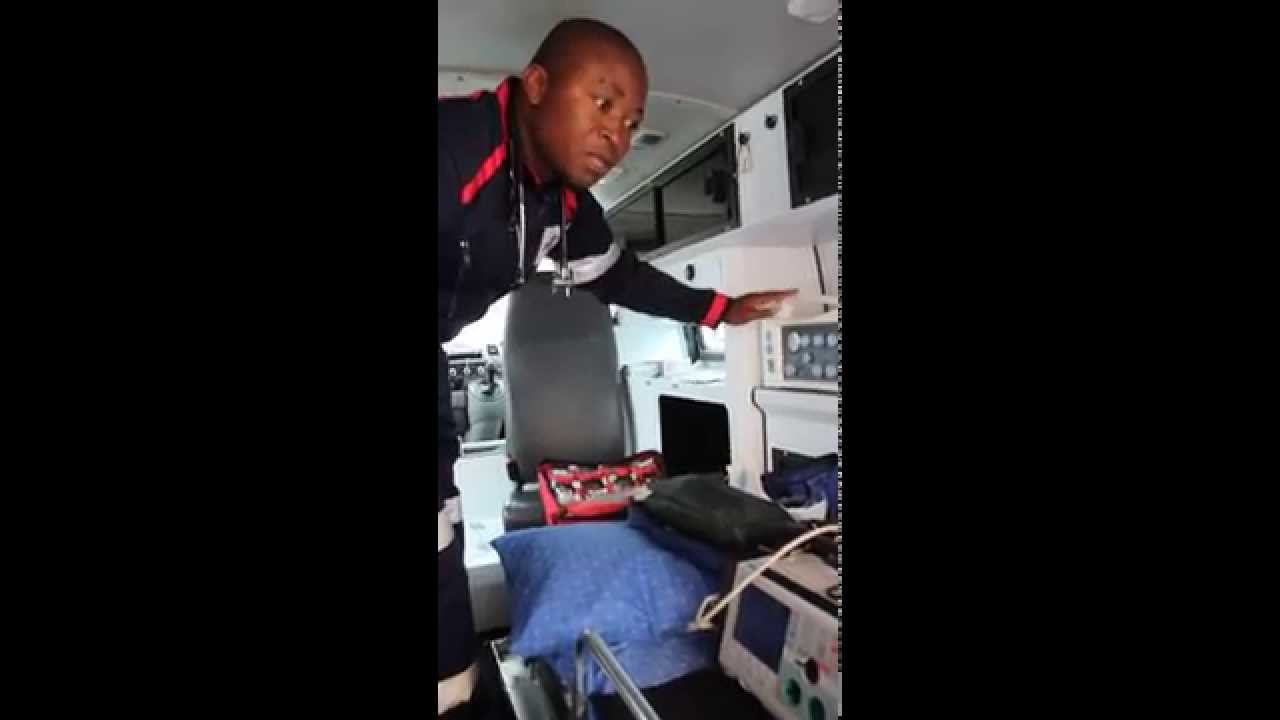 Advanced life support paramedic takes us on a tour of ambulance