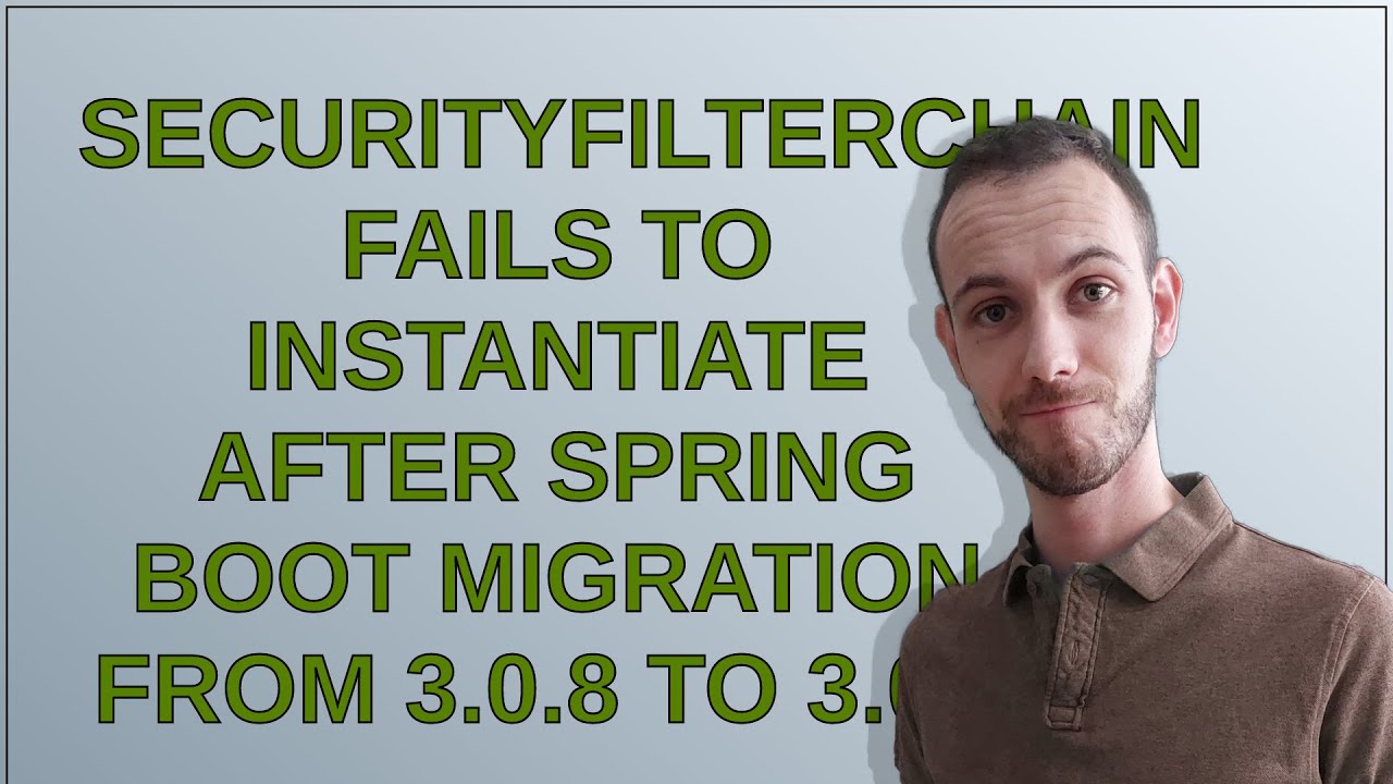 SecurityFilterChain fails to instantiate after spring boot migration from 3.0.8 to 3.0.9