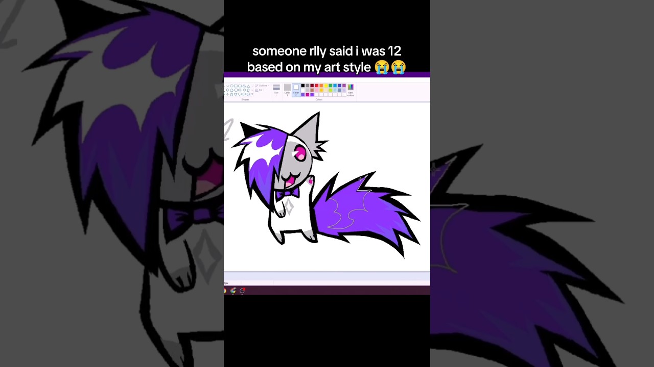 like, dude c'mon 😭 #speedpaint #ocart #mspaint #furryfandom #furryart