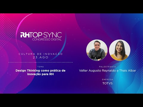 RH TOP SYNC - Design Thinking como prática de inovação para RH