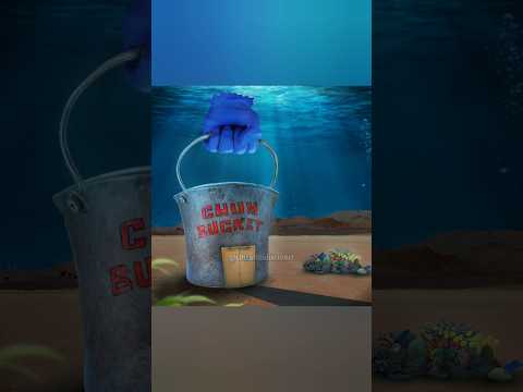 Chum Bucket 🪣✨ #realistic #spongebob #art #shorts