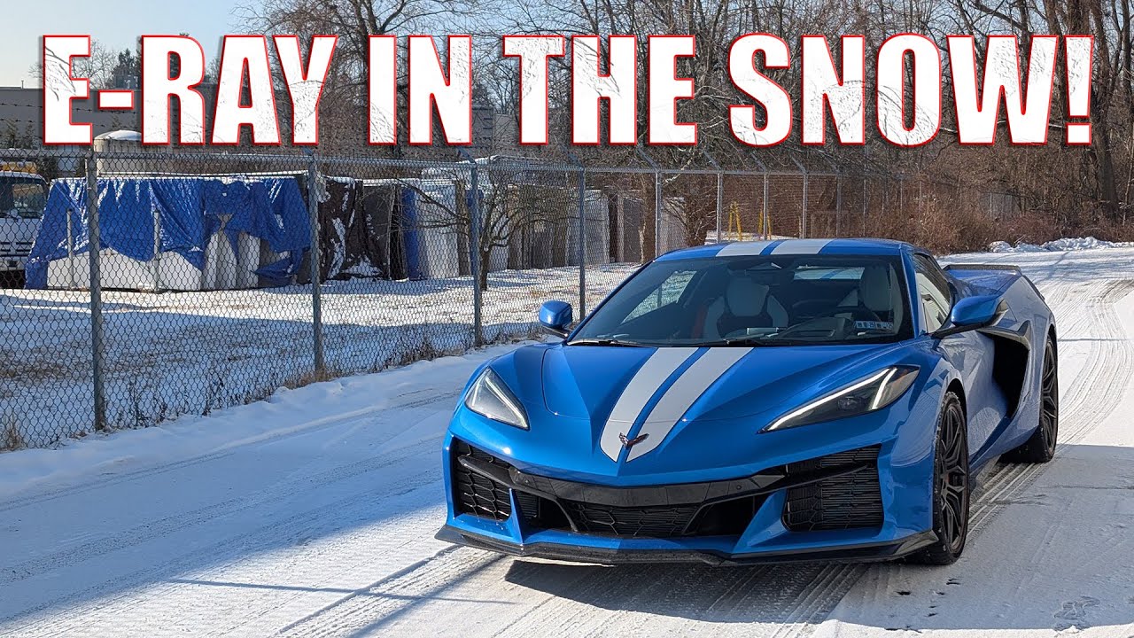 Testing the Corvette E-Ray in Snow: A Winter Adventure with Michelin ...