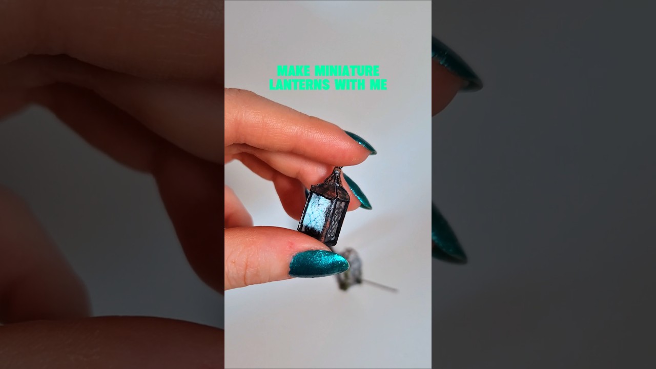 Crafting Enchanting 1:12 Scale Fantasy Lanterns: DIY Miniature Art for Your Dollhouse🕯