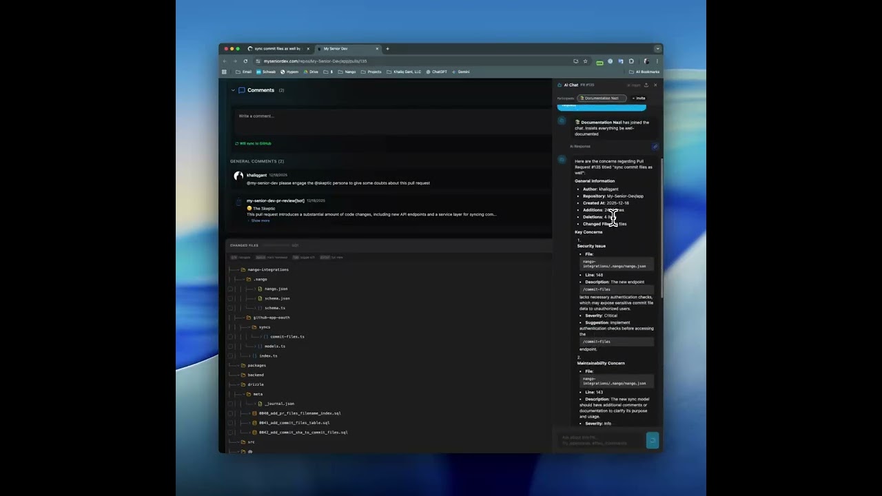 My Senior Dev Deep Dive | AI Code Review That Gets It