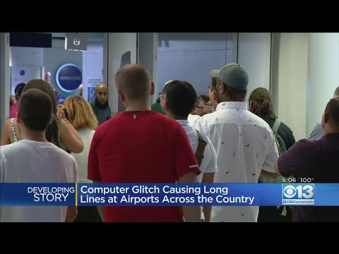 Computer Glitch Causes Long Lings At Airports Nationwide