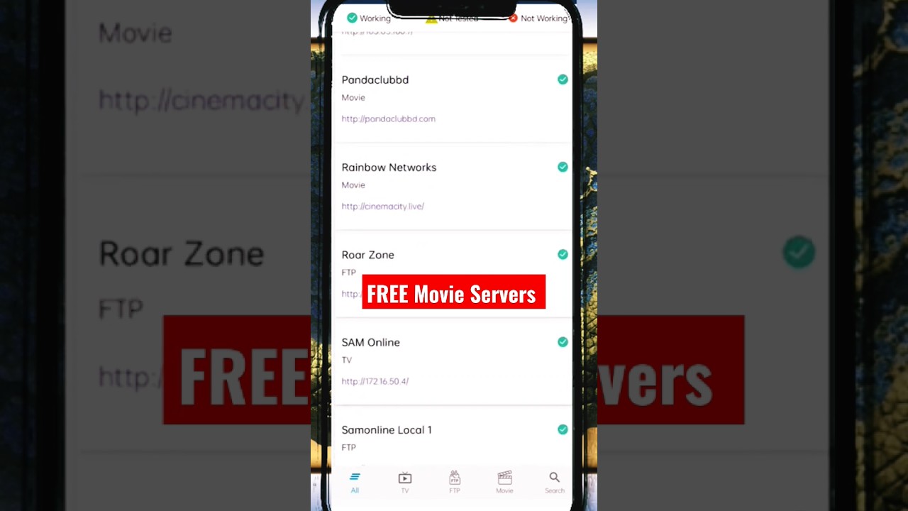 FREE Movie Servers #tip