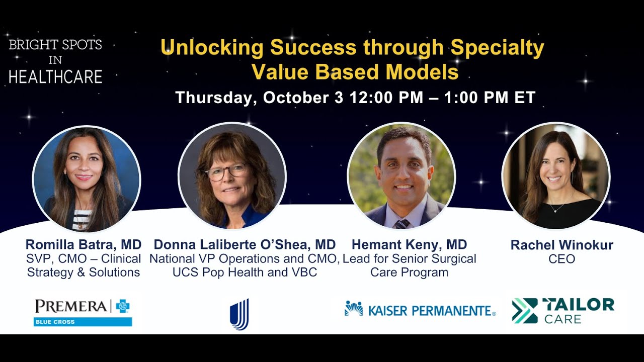Unlocking Success through Specialty Value Based Models