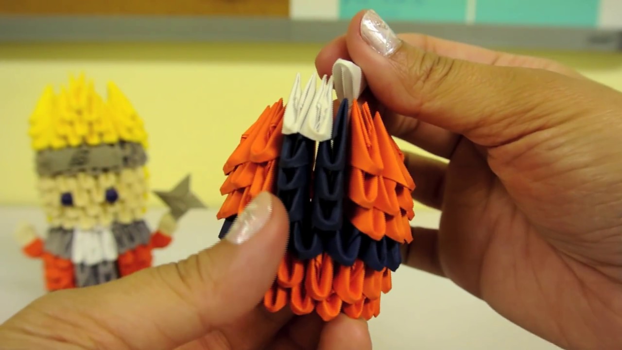 [3D Origami Tutorial] Naruto