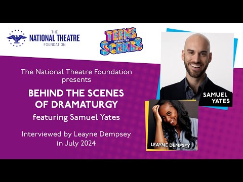 TBTS Webinar: Behind the Scenes of Dramaturgy