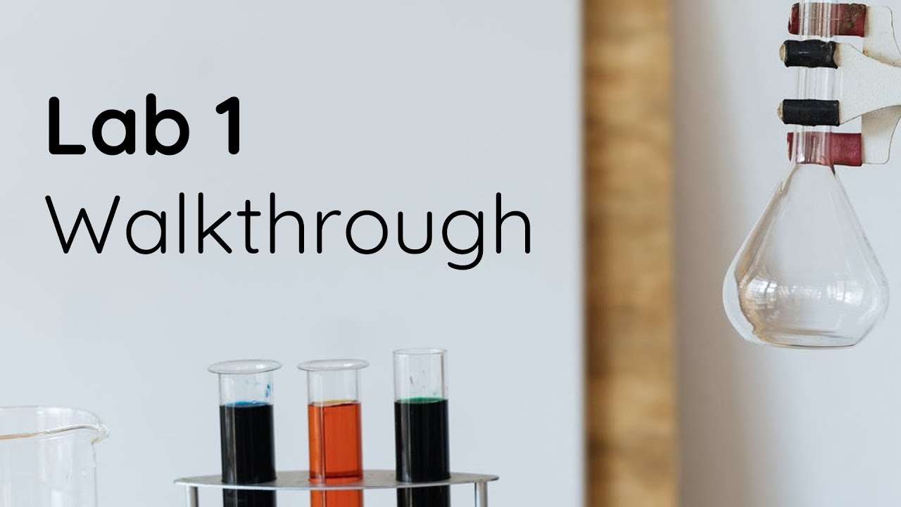 Lab 01 - Walkthrough