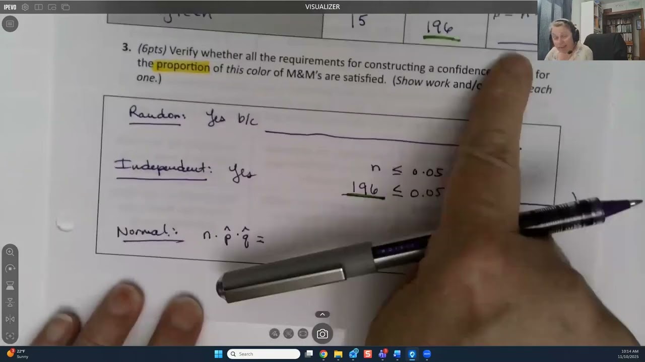 MAT 133 Ch 9 Project (FA25) Class Tutorial