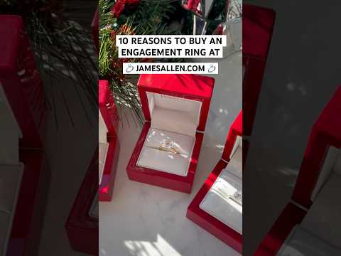 10 Reasons to buy an #engagementring at James Allen! Plus get 50% off engagement ring settings*