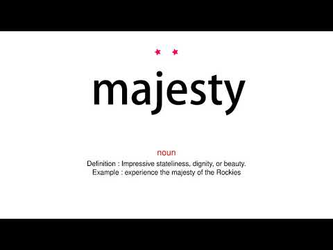 How to pronounce majesty - Vocab Today