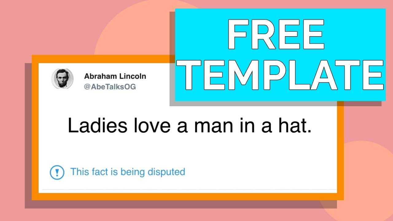 How to Make a Twitter Fact Check Parody Meme | FREE TEMPLATE