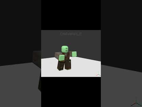 Roblox Dead Rails Prisma 3D Zombie test animation #roblox #deadrails #prisma3d #shorts