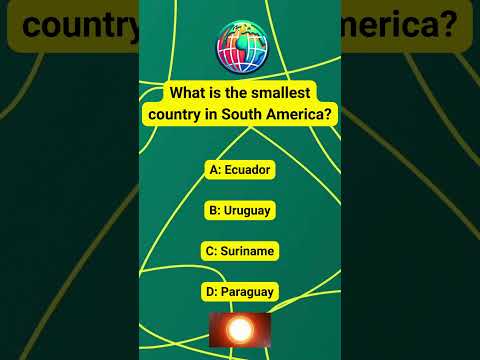What is the smallest country in South America?