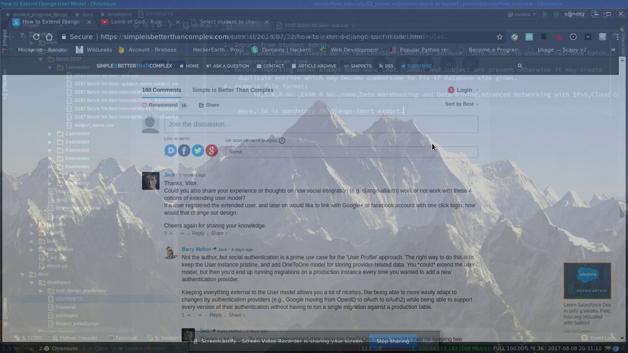 CSV Import student_progress_index