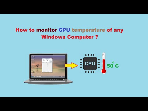 How to monitor CPU temperature of any windows computer ?