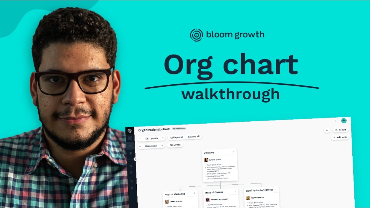 Using your org chart in Bloom Growth. | #orgchart #organizationalchart