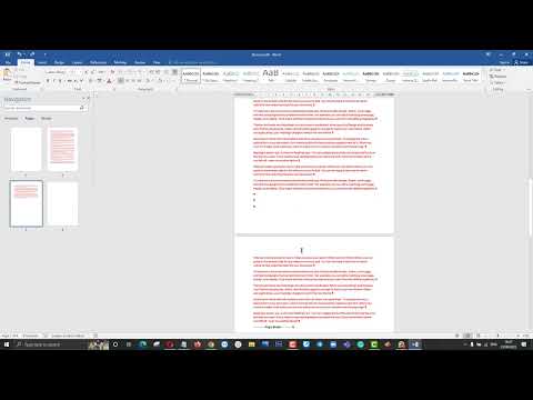 How to Delete First Blank Page In MS Word  Document