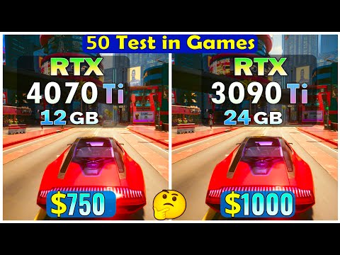 RTX 3090 Ti vs RTX 4070 Ti - Test in 50 games at 4K max settings