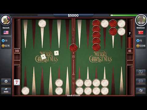 Playing backgammon online