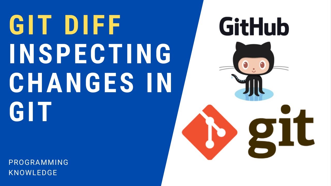 Git and GitHub Tutorial for Beginners 6 - Git Diff - Inspecting Changes in Git