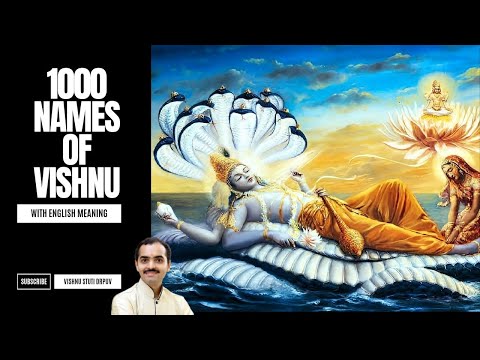 1000 Names of Lord Vishnu with Meaning | Vishnu Sahasranamam - Vishnu Stuti - DRPUV