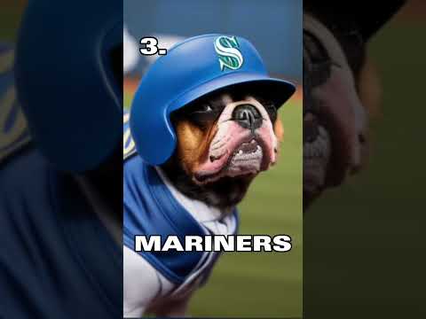I Asked AI To Make Dogs For MLB Teams Part 2 #mlb #baseball #ai #shorts #dog
