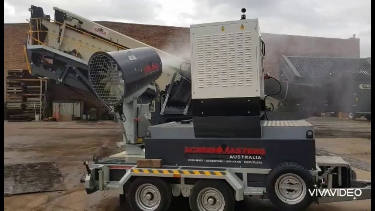 Dust Cannon -Screenmasters S45T Trailer Mounted Dust Cannon