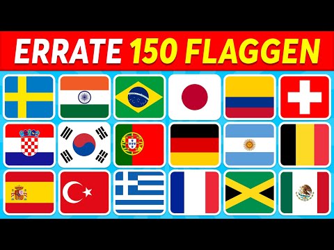 🚩 Errate die Flagge in 3 Sekunden 🌎 | Kannst du die 150 Flaggen erraten?