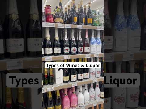 Wines & Liquor in Super Market #supermarket #liquor #wines #alcohol #short #asmrdrink #asmr