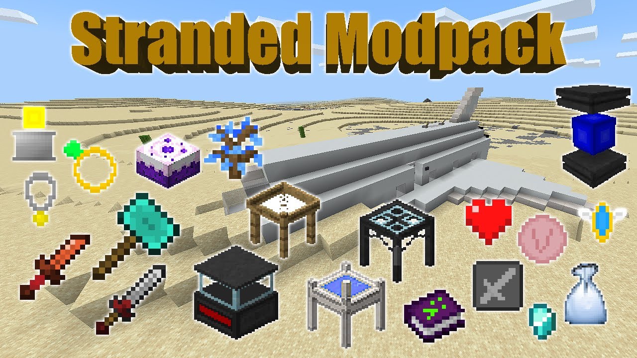Stranded Modpack Bedrock Edition Addon (MCPE)