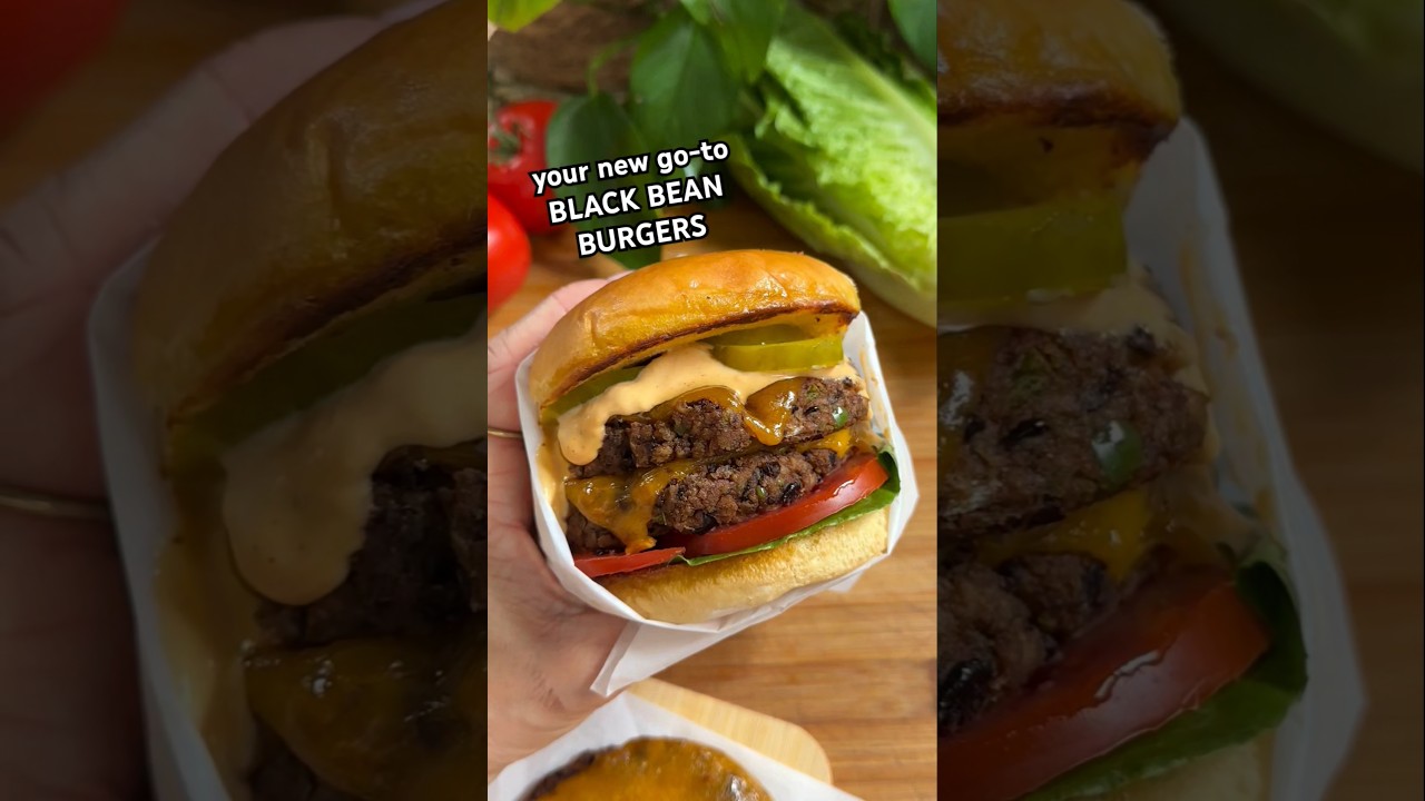 30-Minute Black Bean Burgers (No Oats!)