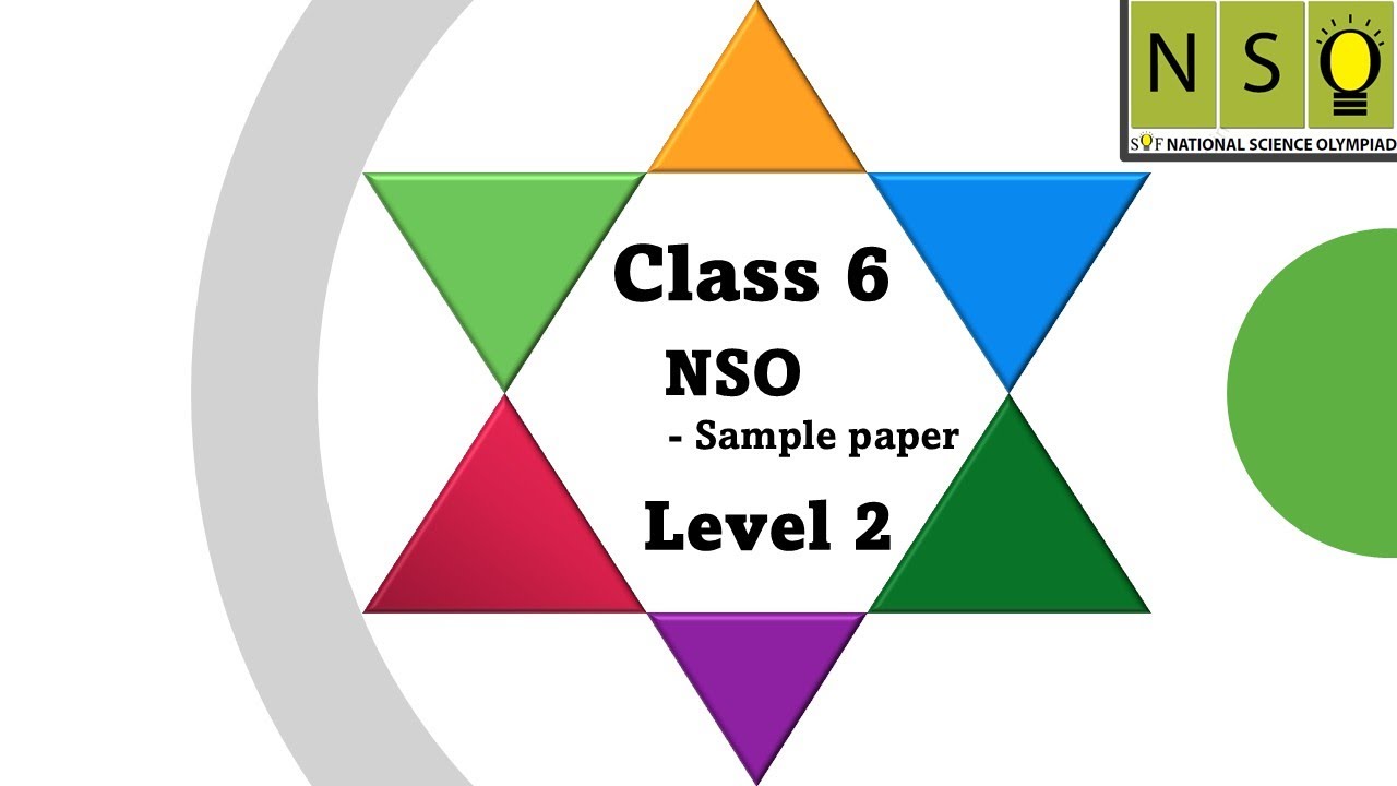 Class 6 NSO Level 2 Sample paper 2026