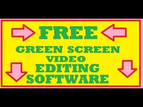 FREE GREEN SCREEN EDITING SOFTWARE