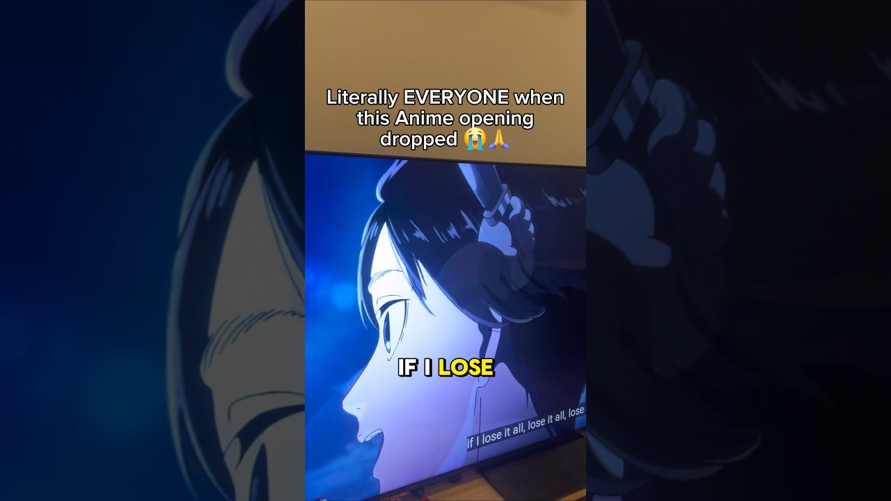 EVERYONE when this Anime op came out 😭🙏