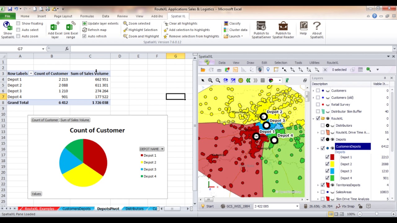 RouteXL Demonstration for Sales and Logistics