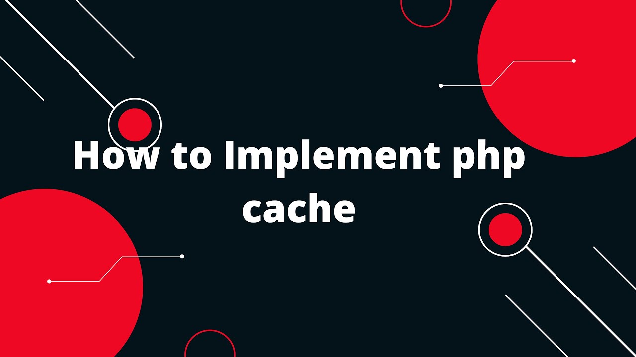 🚀 Boost Your PHP Performance: Implement PHP Cache Like a Pro! ⚡🔒