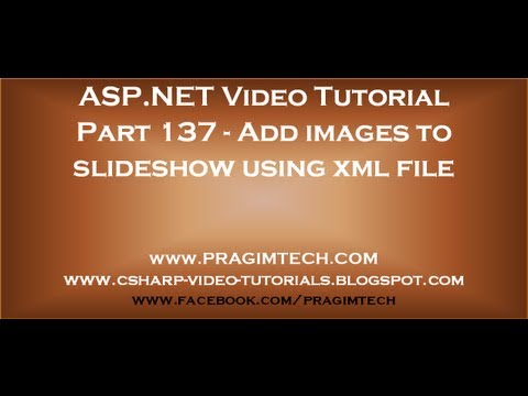 Learn Add images to slideshow using xml file Part 137 - Mind Luster