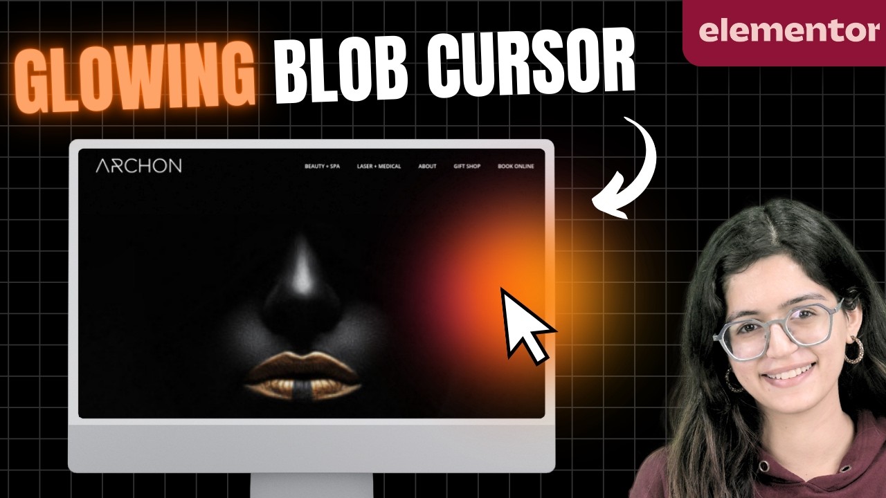 Award Winning SUBTLE Cursor Effect - CSS+Elementor
