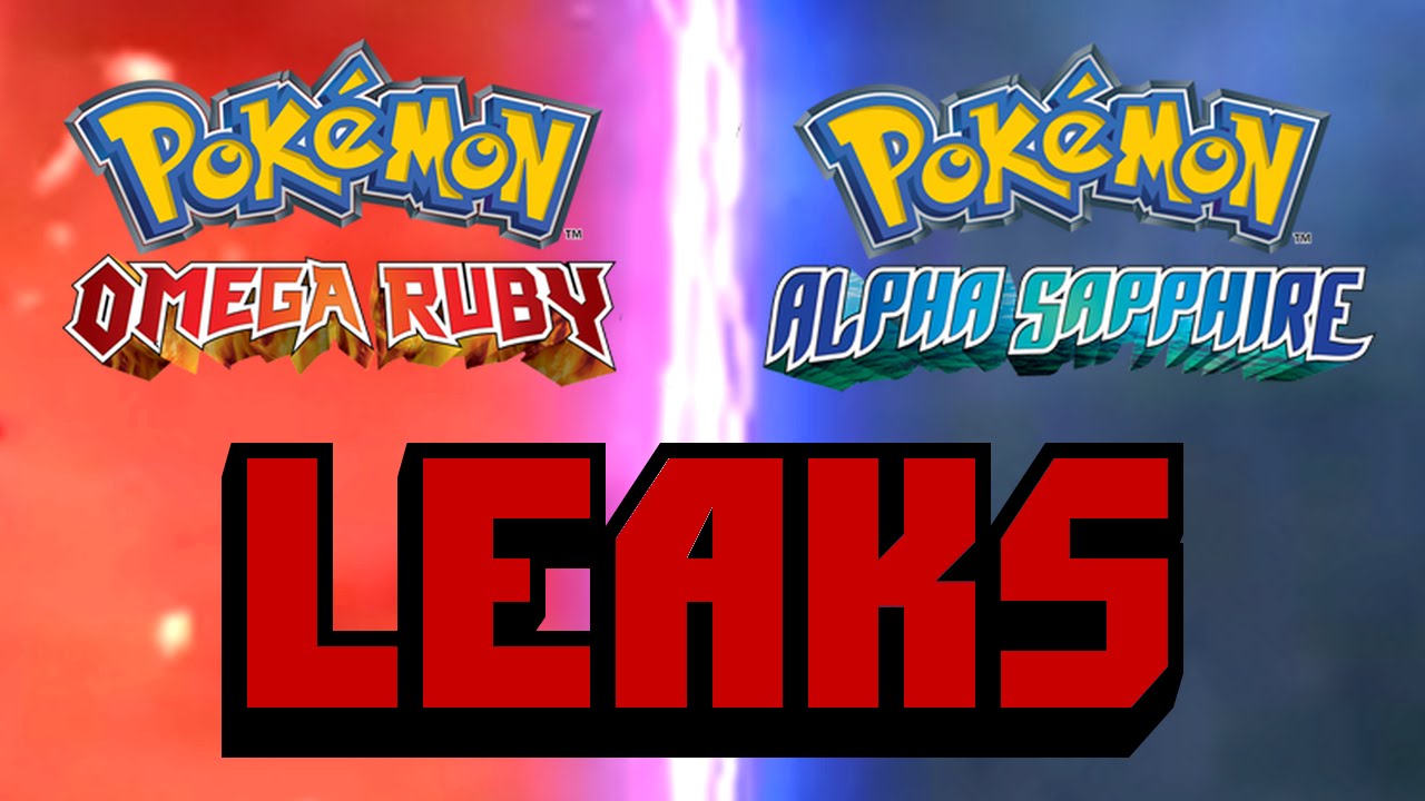 Pokemon Omega Ruby and Alpha Sappire - New Mega Pokemon & Info LEAKS