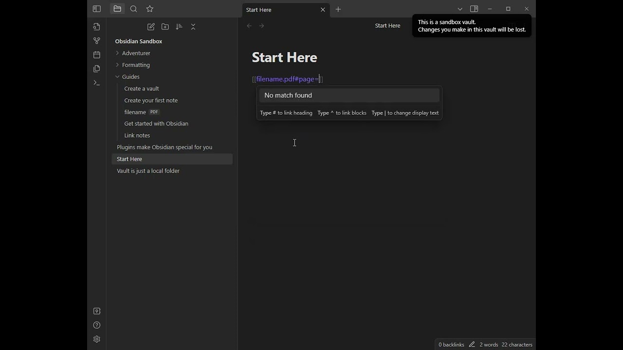 PDF link page autocompletion inconsistent - Bug reports - Obsidian Forum