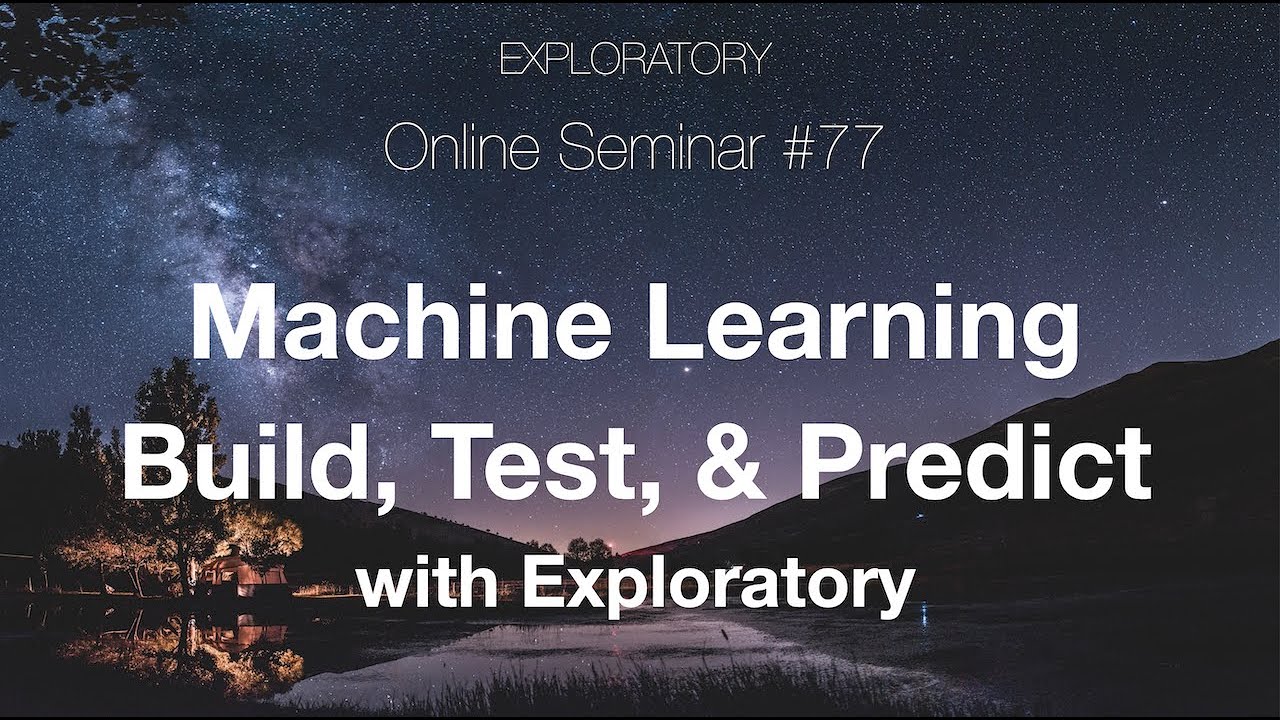 #77 - Prediction Models - Build, Test, & Predict